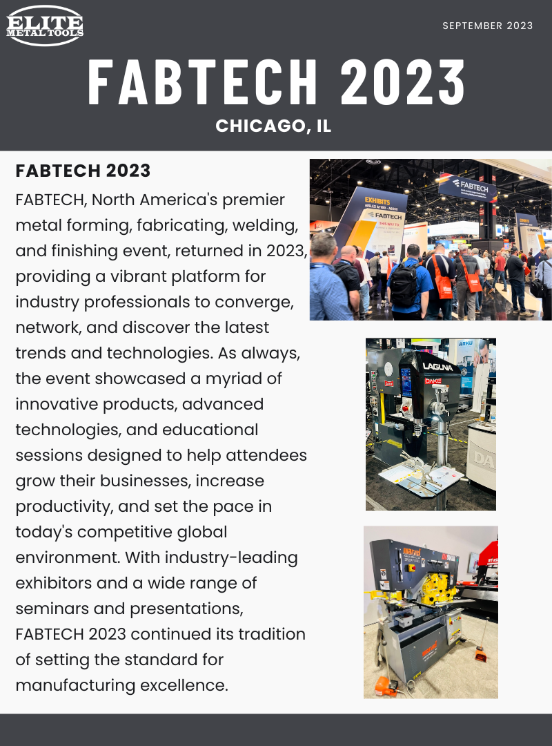 Elite Metal Tools - September 2023 Newletter | Elite Metal Tools