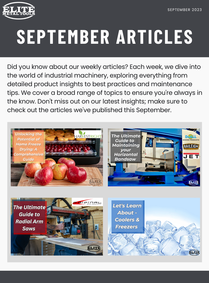 Elite Metal Tools - September 2023 Newletter | Elite Metal Tools