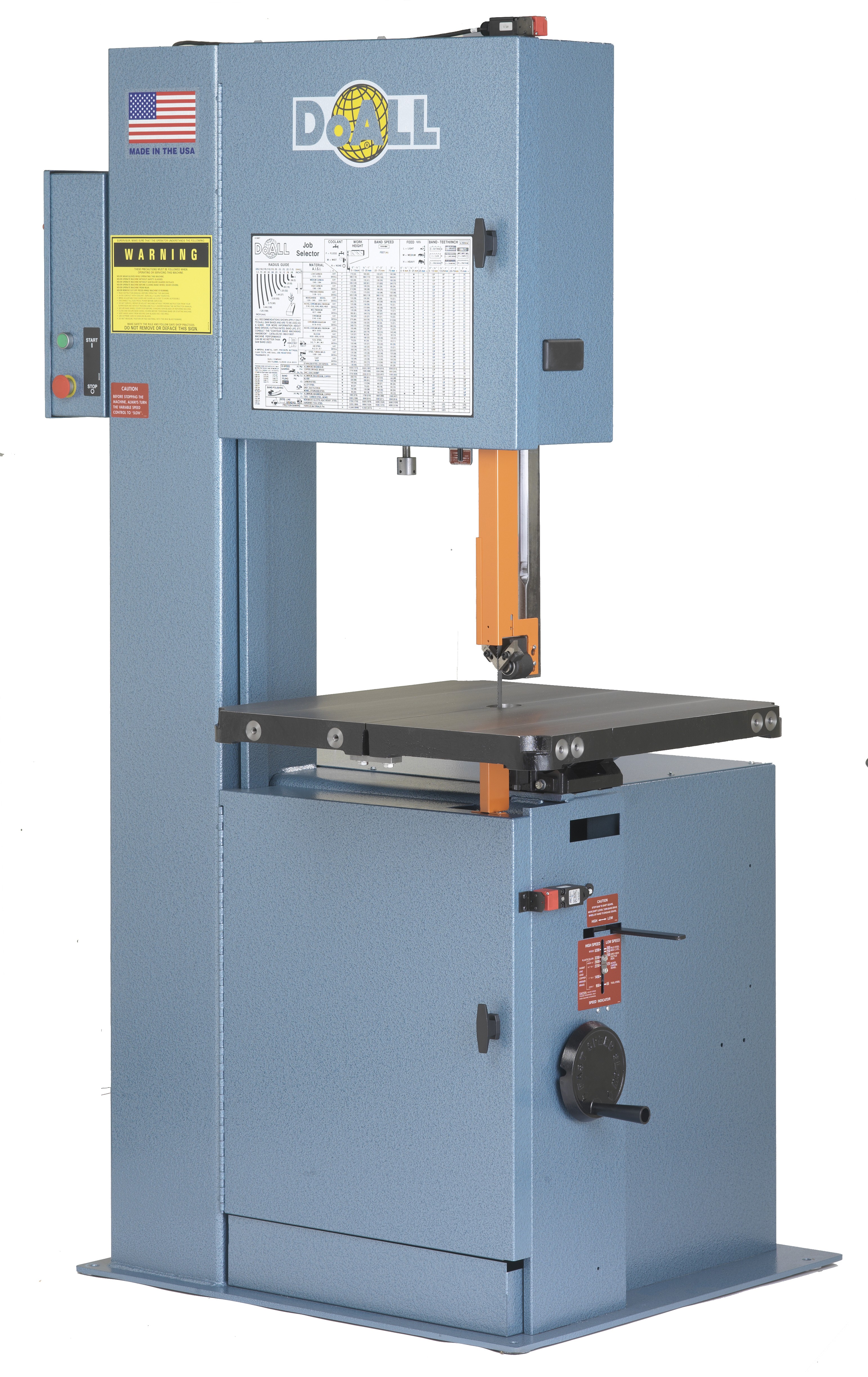 DoALL Vertical Contour Band Saw 2013-V2 | Elite Metal Tools
