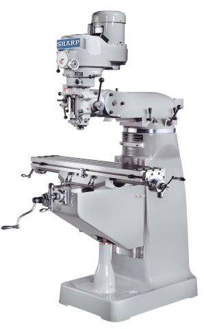 Sharp Industries 220V 50” Variable Speed Vertical Knee Mill LMV-50