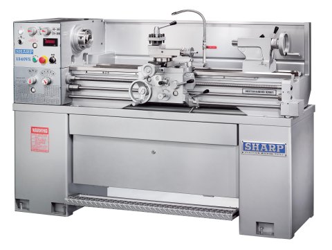 Sharp Industries 220V 13” x 40” Precision Lathe with Digital Variable ...