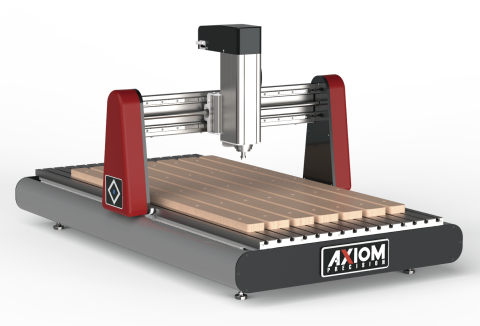 Axiom Precision 115V Single Phase Iconic 24" x 48" CNC Router Iconic8