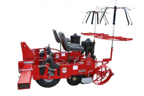 Mechanical Hemp Transplanter Two Row Complete Toolbar Mounted Package ...