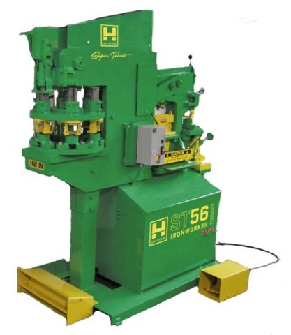 Uni-Hydro 5HP 220V Single Phase 10 Station 56 Ton Super Turret ...