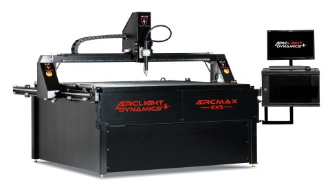 Arclight Arc Max Ultra 5x5 CNC Plasma Table With 2” Thick Mild Steel ...
