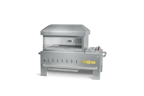 Crown Verity 24” Liquid Propane Table Top Pizza Oven with Volcanic ...