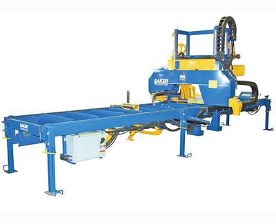 Baker Products 30 HP Blue Streak 20’ Stationary Band Sawmill 3630E