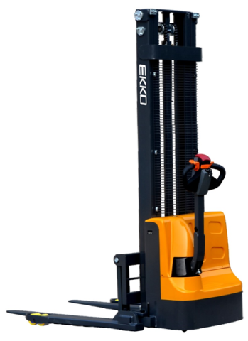 EKKO 45" Fork Electric Straddle Stacker with 138" Lift and 2640 lb ...