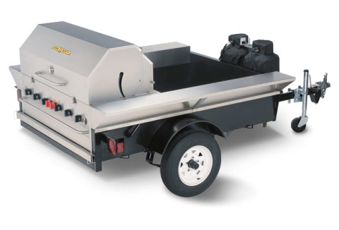 Crown Verity 46”x21” Liquid Propane Towable Grill with Trailer CV-TG-2