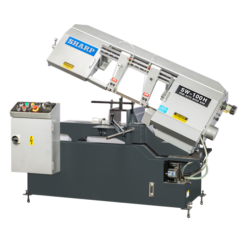 Sharp Industries 2 HP Horizontal Semi-Automatic Band Saw SW-100H