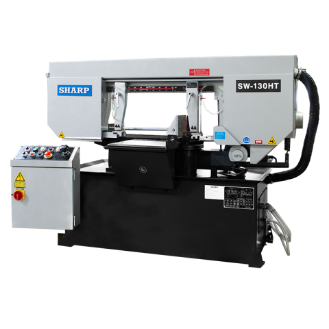 Sharp Industries 3 HP Horizontal Semi-Automatic Miter Band Saw SW-130HT