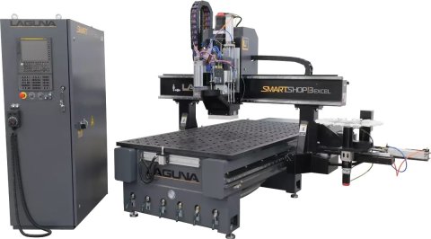 Laguna Tools 5’ x 12’ 220V Three Phase SmartShop 3 Excel Fanuc CNC ...